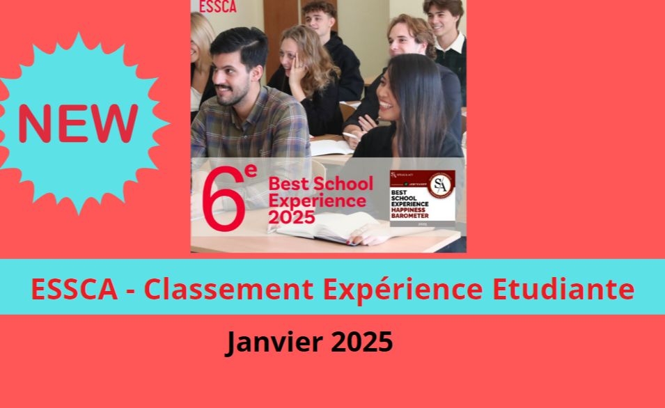 Expérience étudiante à l'ESSCA : 6ème place du classement